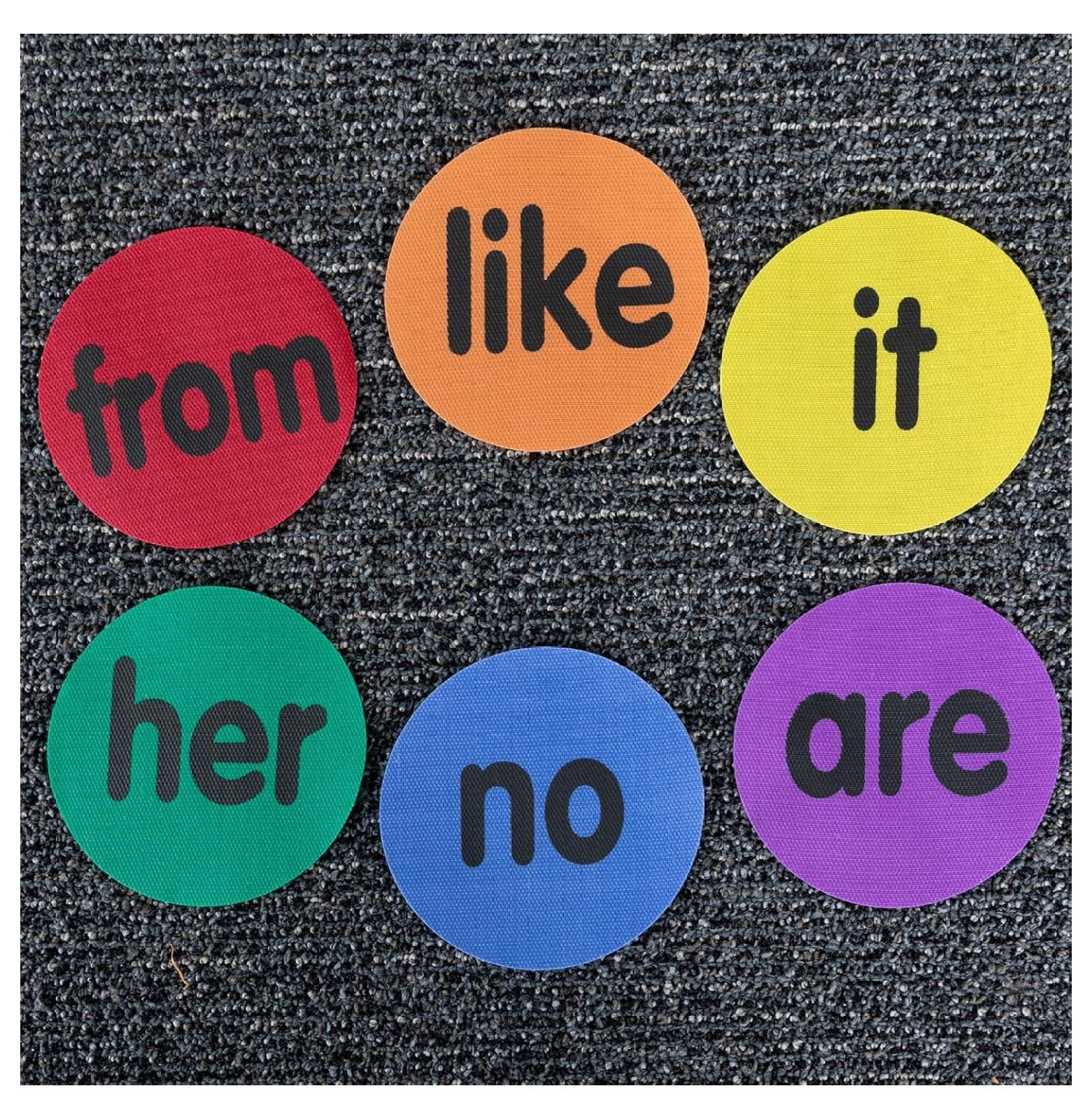 Carpet Mark-Its - Beginning Sight Words - 25 carpet spots - Walmart.com