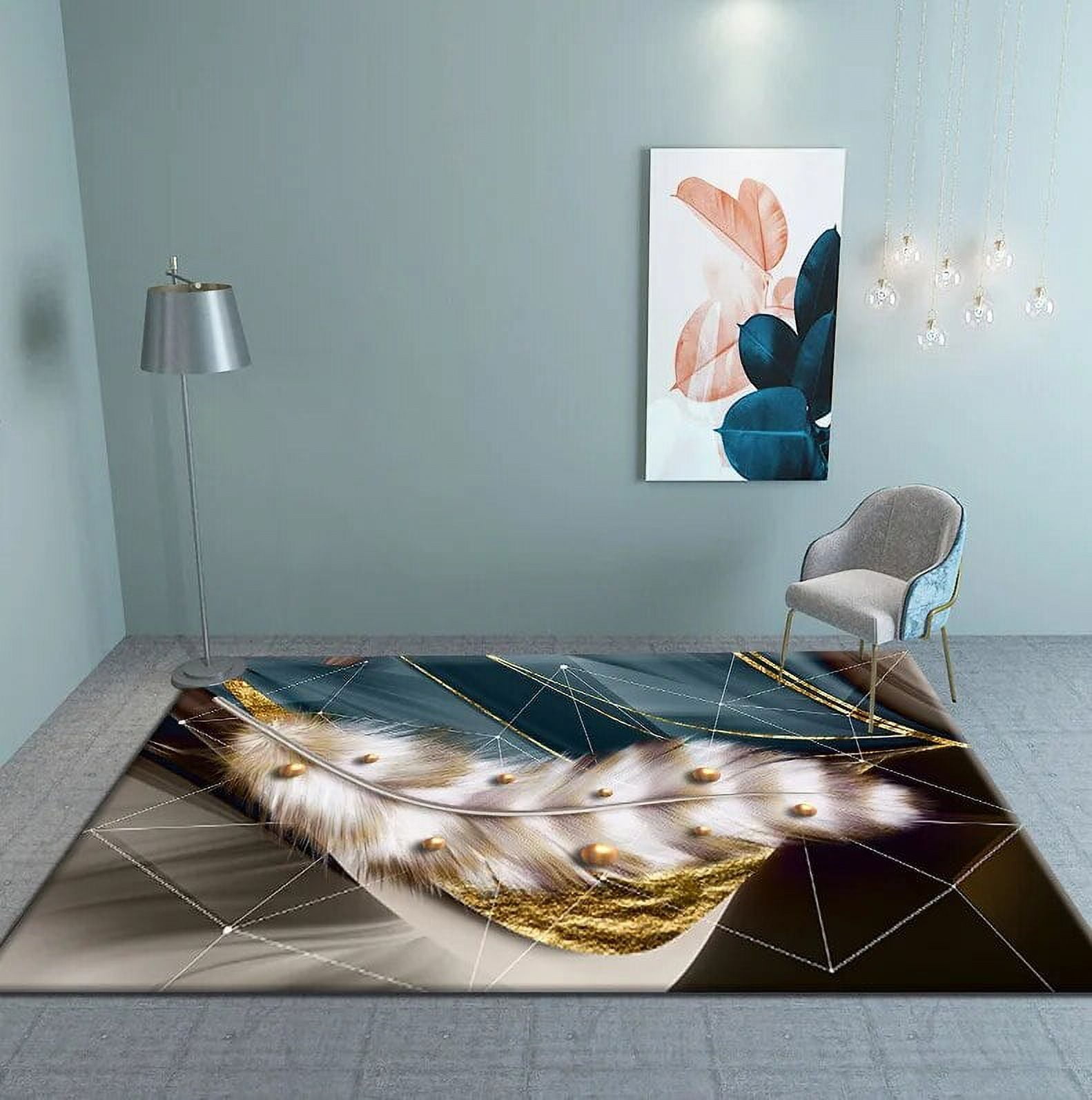 Carpet Mat Living Room Table Carpet Modern Light Girl Bedroom Room ...