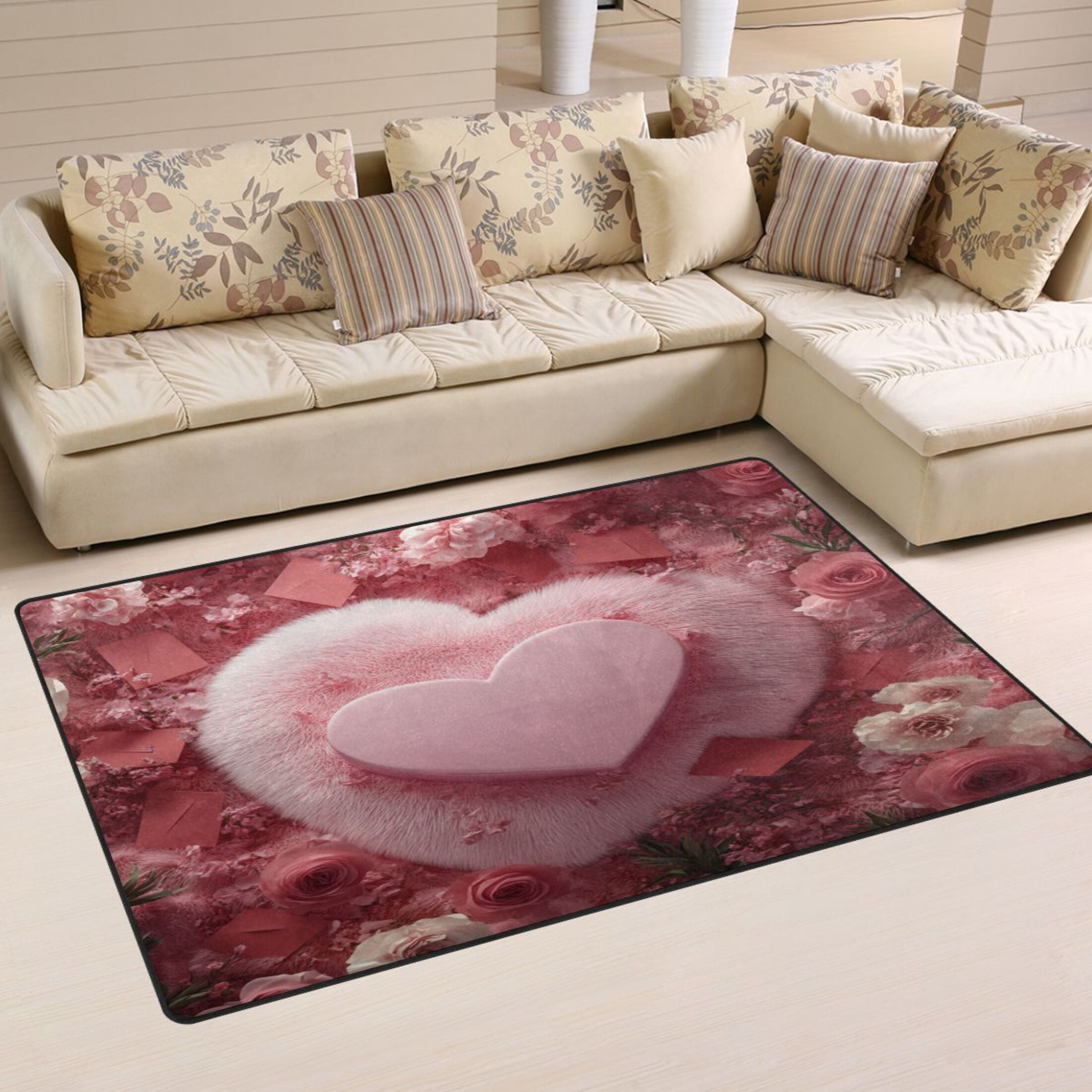 Carpet Mat with Memory Foam Ultra-Soft and Non-Slip Area Rug 31"x20" 3d ...