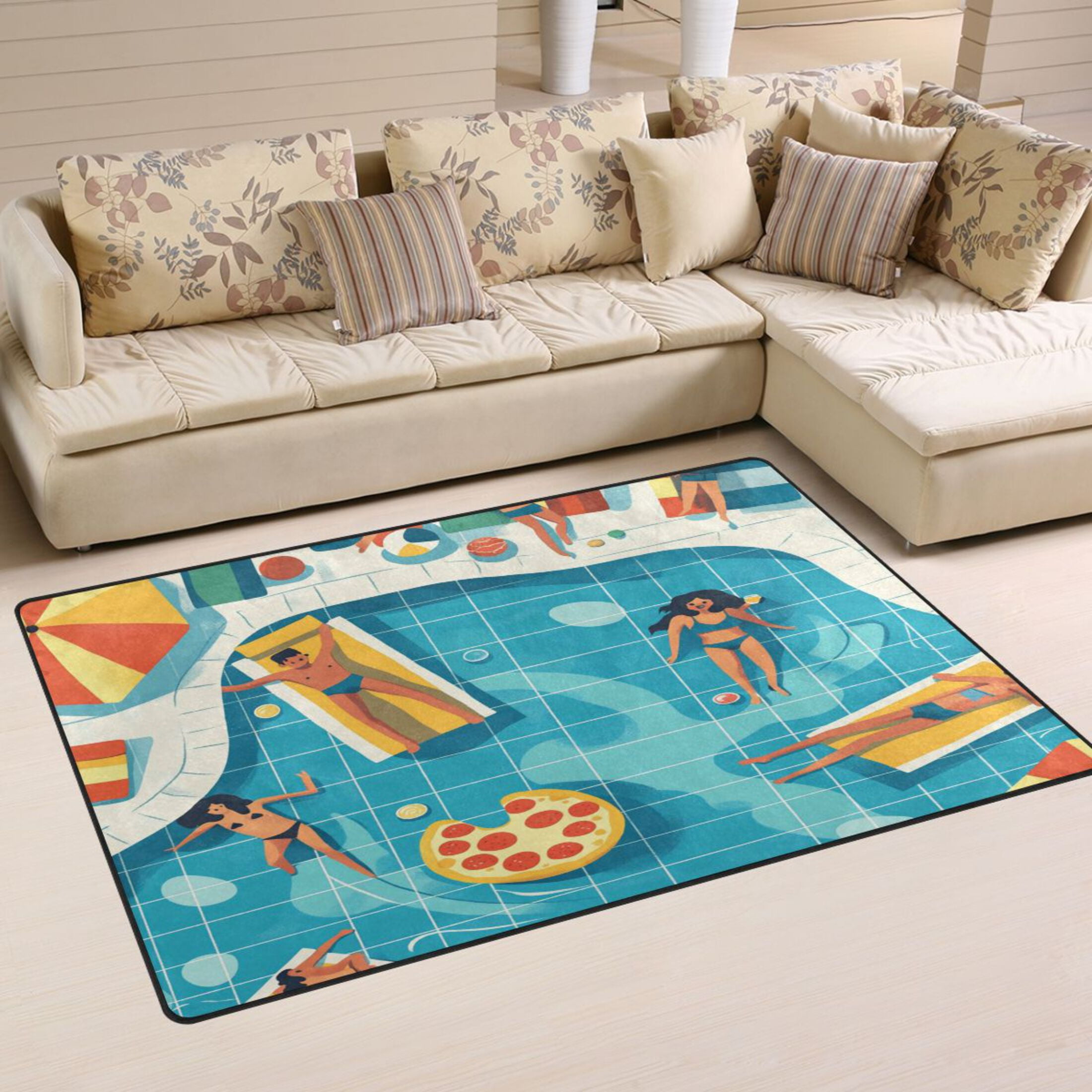 Carpet Mat with Memory Foam Ultra-Soft and Non-Slip Area Rug 31"x20 ...