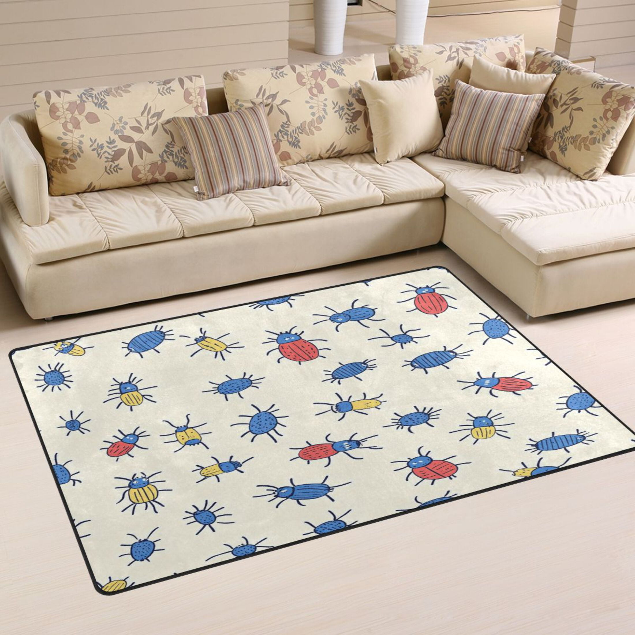 Carpet Mat with Memory Foam Ultra-Soft and Non-Slip Area Rug 60"x39 ...