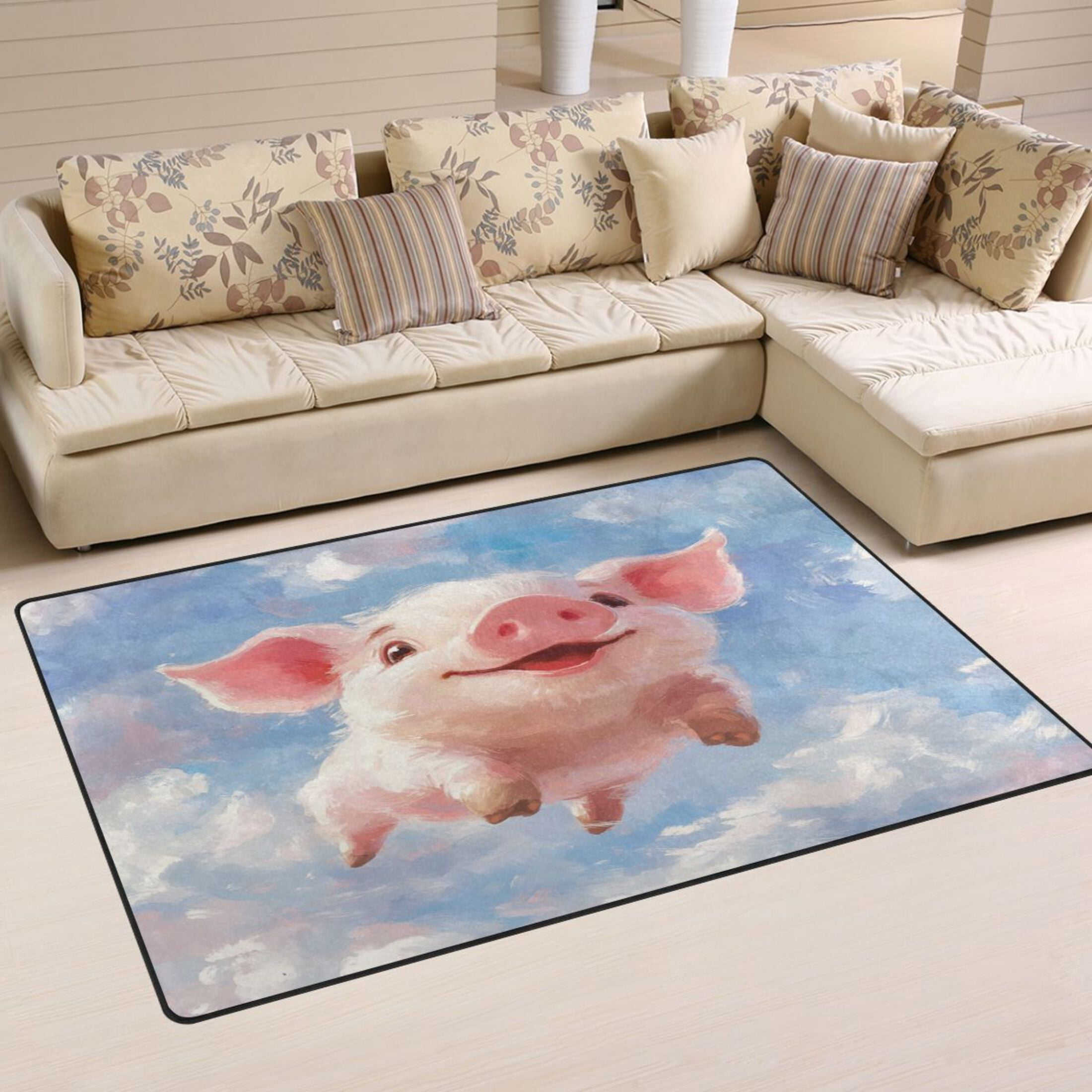 Carpet Mat with Memory Foam Ultra-Soft and Non-Slip Area Rug 60"x39 ...
