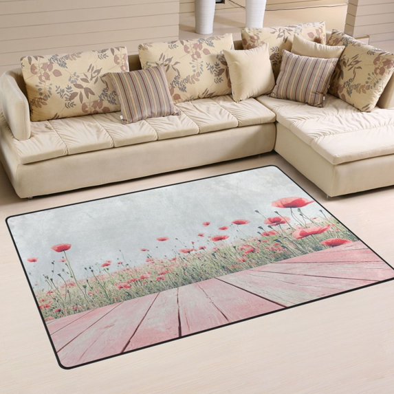 Carpet Mat with Memory Foam Ultra-Soft and Non-Slip Area Rug 60"x39 ...