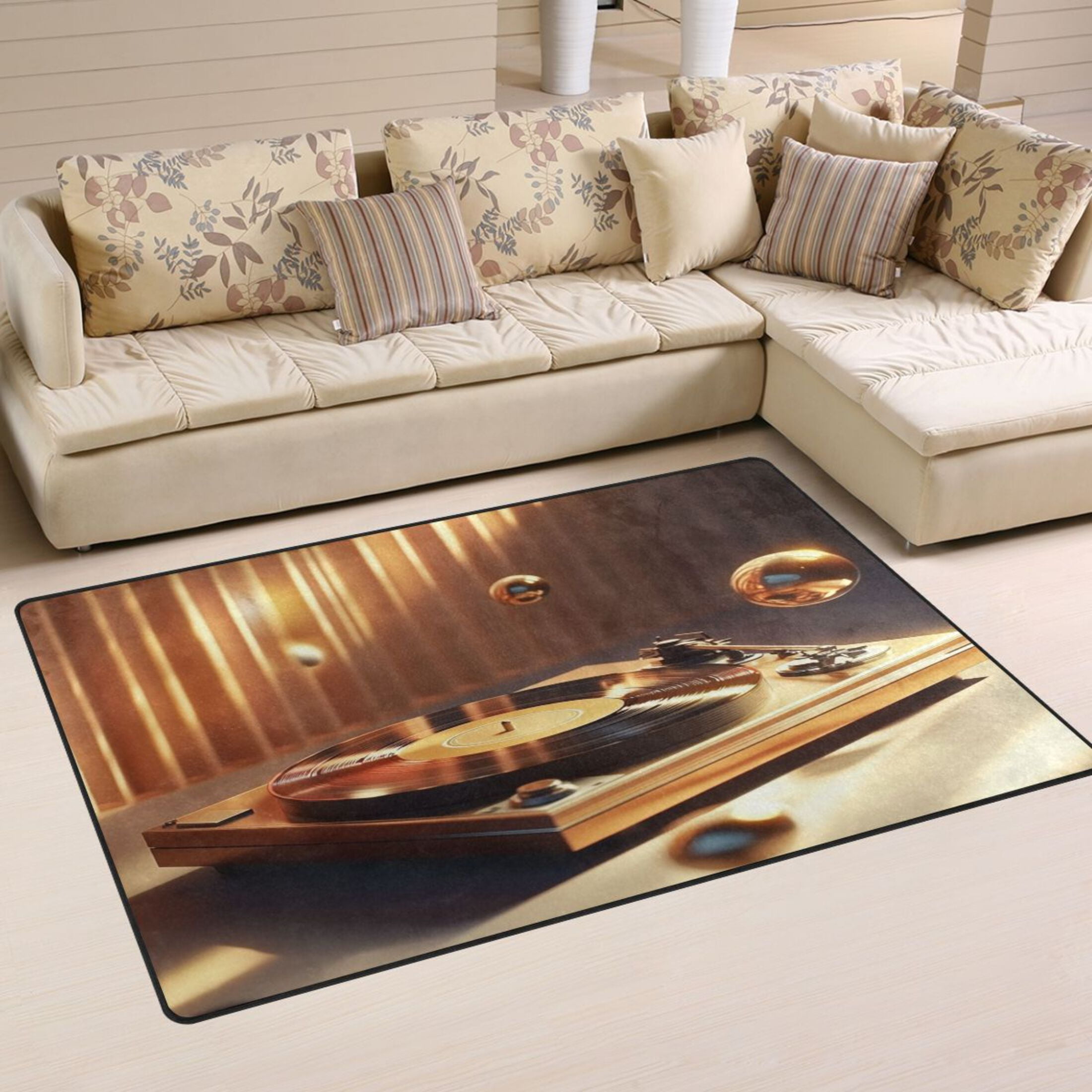 Carpet Mat with Memory Foam Ultra-Soft and Non-Slip Area Rug 60"x39 ...