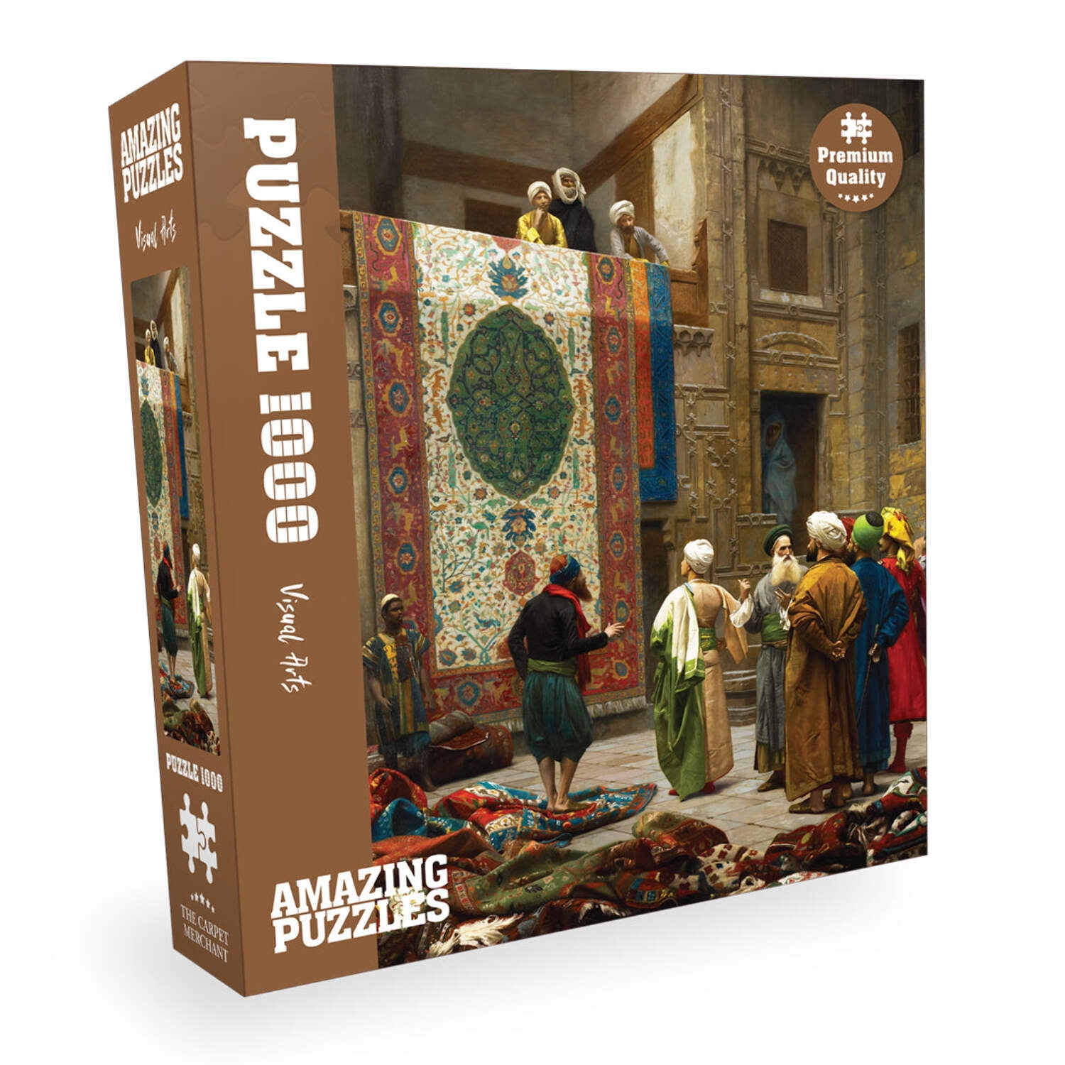Carpet Merchant Old Istanbul 1000 Piece Jigsaw Puzzle 19x27in - Walmart.com