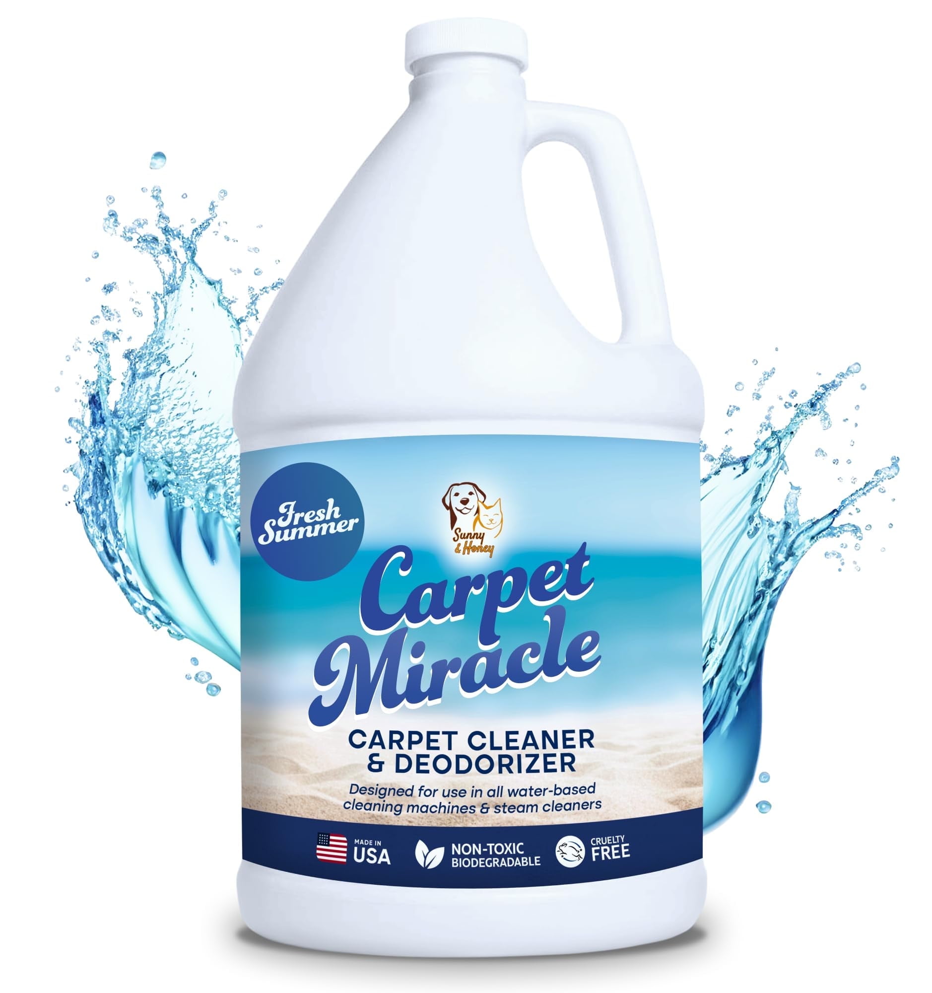 Carpet Miracle - Carpet Cleaner Shampoo Solution for Machine Use, Deep ...