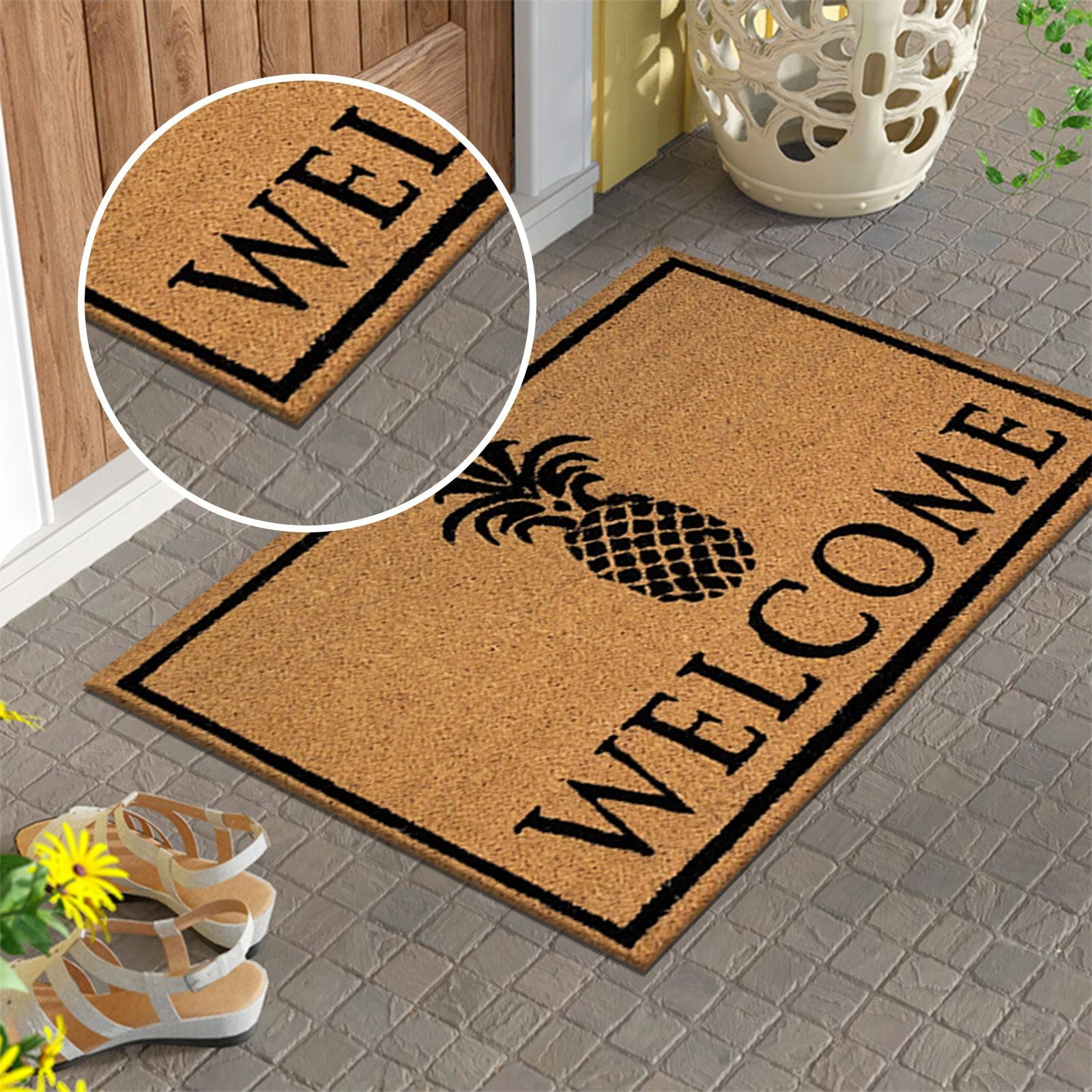 Carpet,New Welcome Home Floor Mat Printed Crystal Velvet Doormat ...