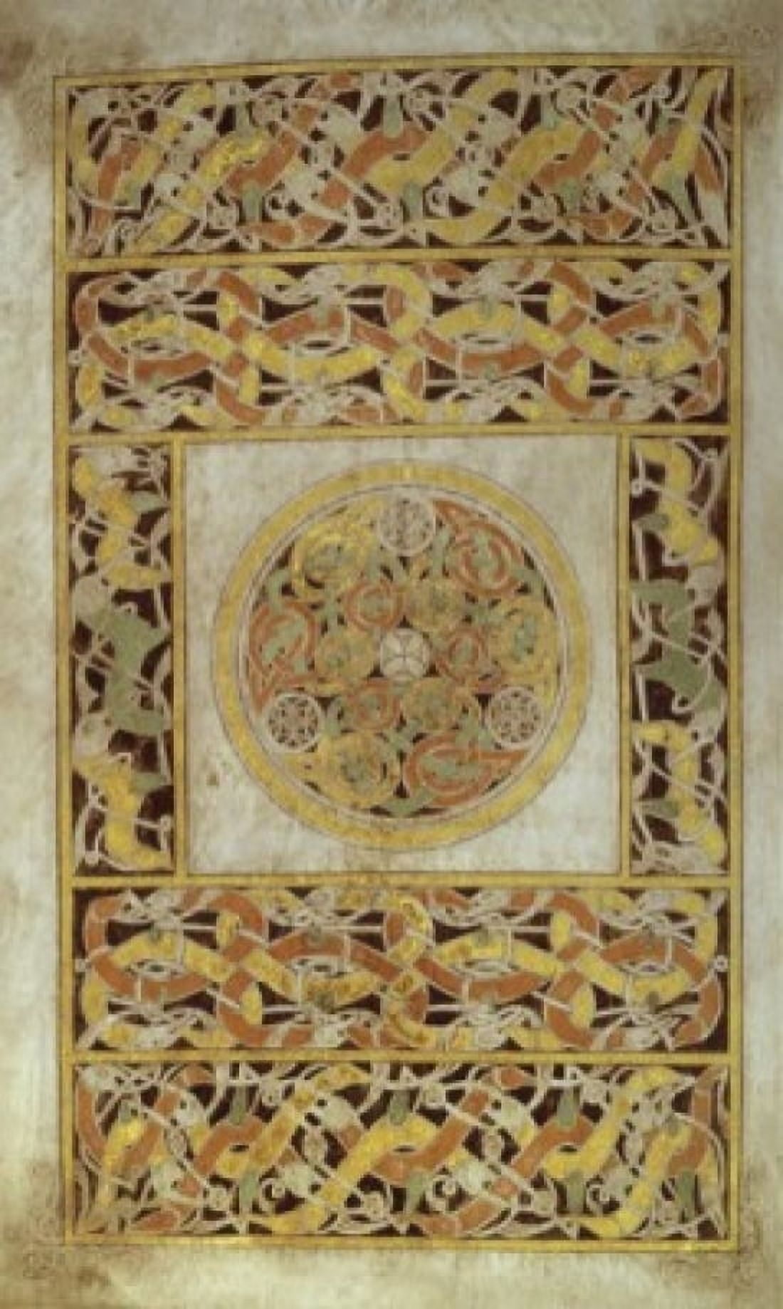 Carpet Page from Book of Durrow, ca. 660-80, Celtic Art, Trinity ...
