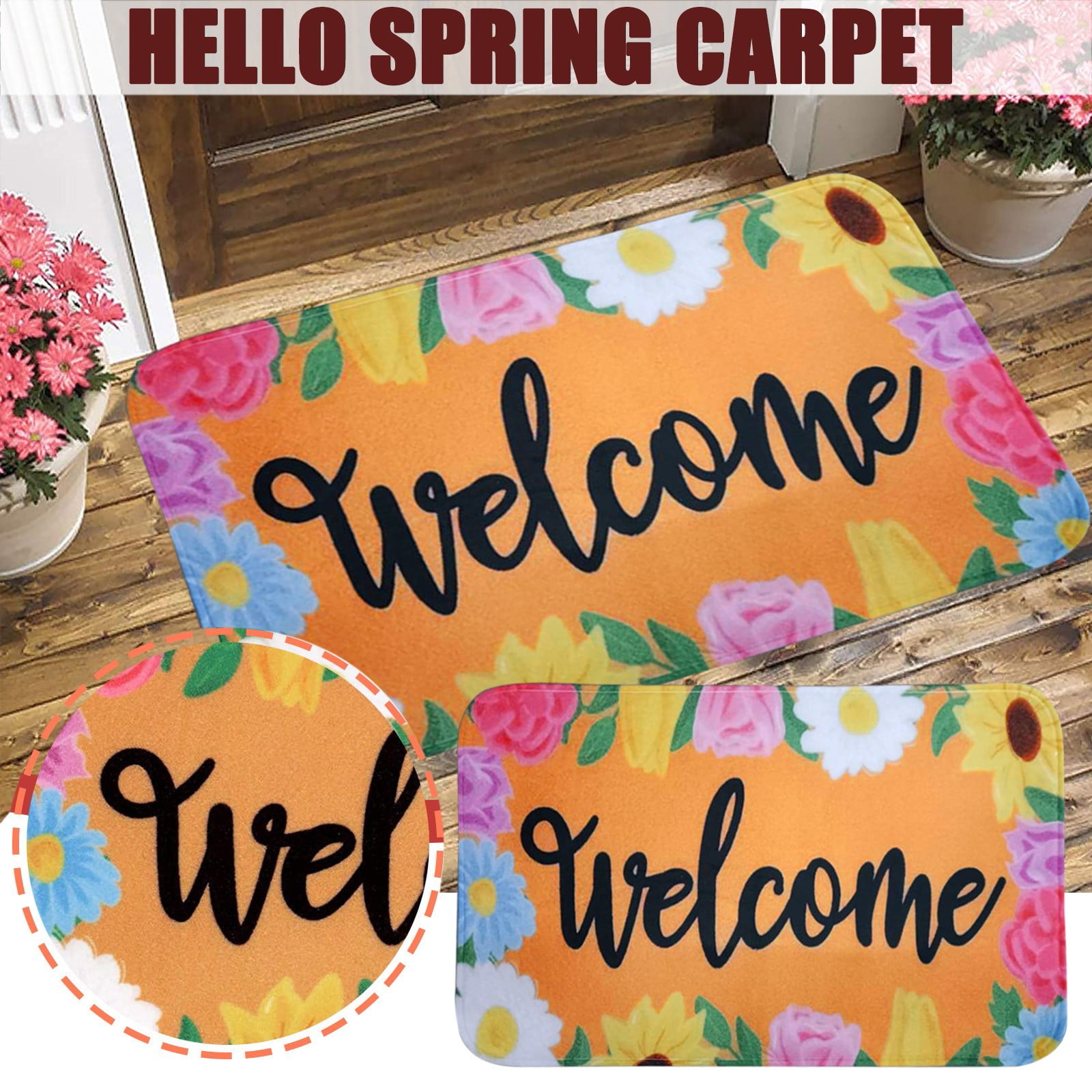 Carpet Polyester Carpet Bottom Decoration Carpet Outdoor Mat Spring ...