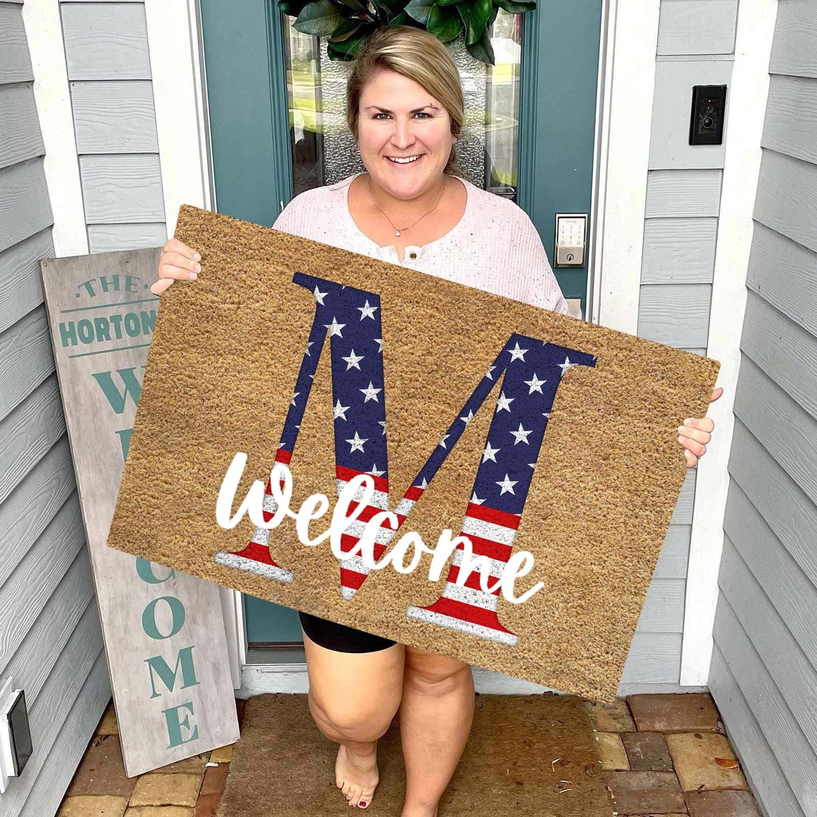 Carpet Polyester Carpet Funny Cute Doormat Door Mat Welcome Friends ...