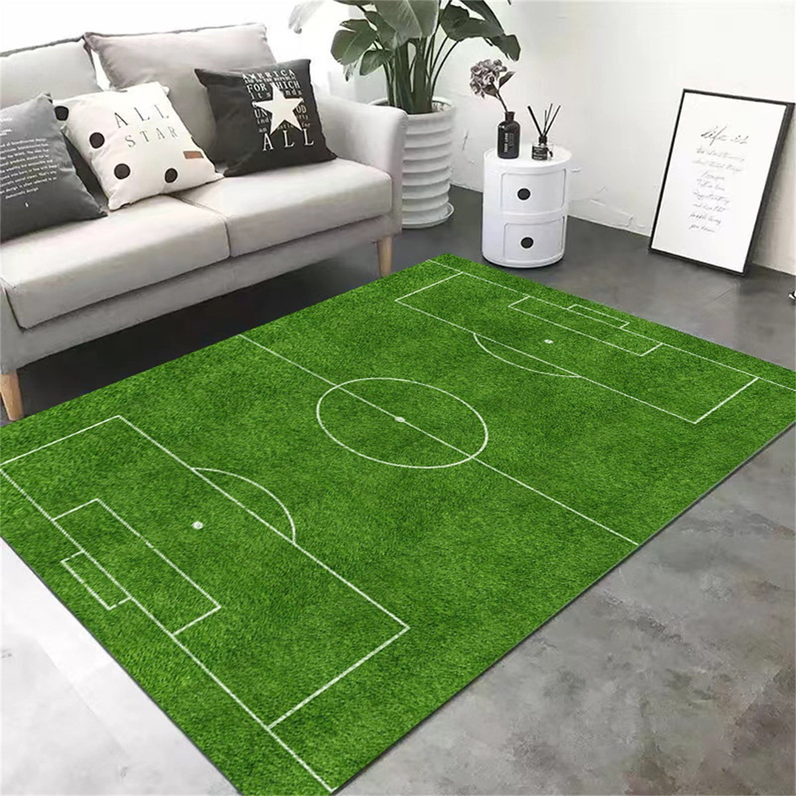 Carpet Polyester Carpet Soccer Area Rug Football Field Carpet Non Slip ...