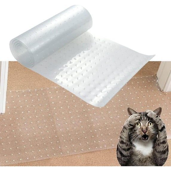 Carpet Protector for Pets - Cat Scratch Plastic with Teeth Guard Mat ...