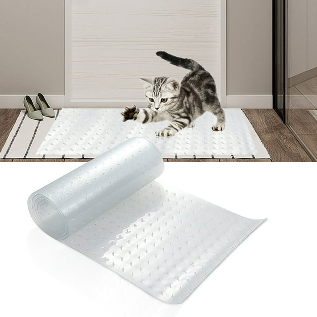 Carpet Protector for Pets Clear Plastic Anti Cat Scratch Under Door Cat ...