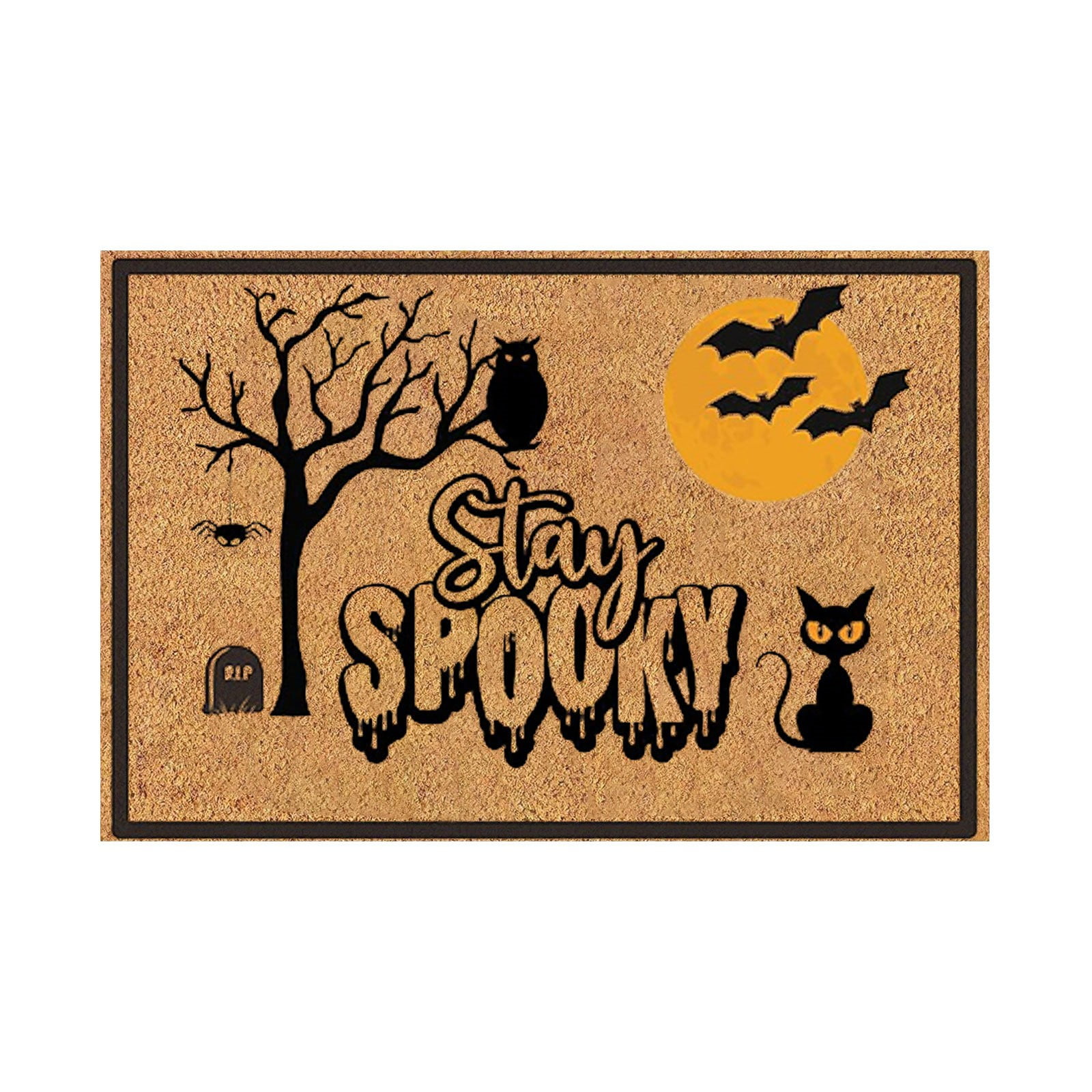 Carpet Rug, Halloween Carpet - Loetky Halloween Doormat Indoor Outdoor ...