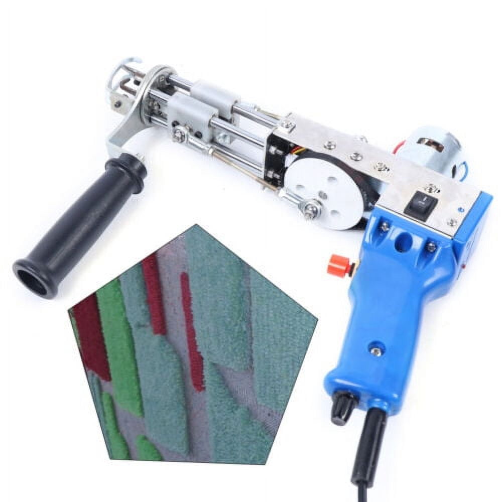 Carpet Rug Making Hand Craft Gun Loop Pile Flocking Machine Kit 9-21mm ...
