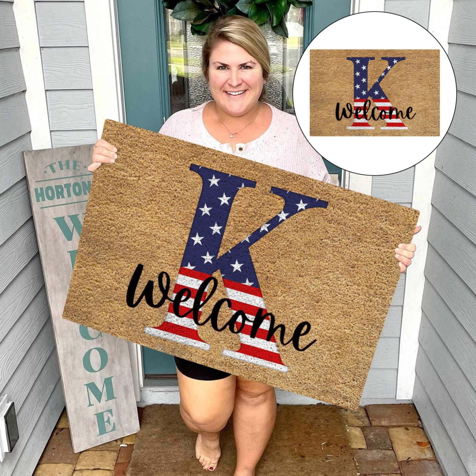 Carpet Size: 60X90Cm K|4th Of July Door Mat Patriotic Doormat Entryway Rug Welcome Independence ...