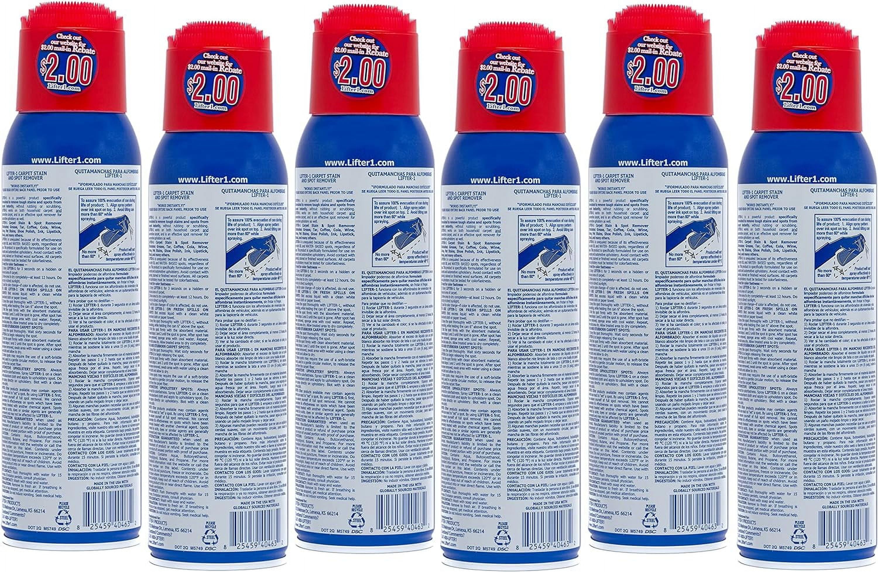 Carpet Spot Remover - Stain and Red Wine Remover for Oil, Grease, Urine ...