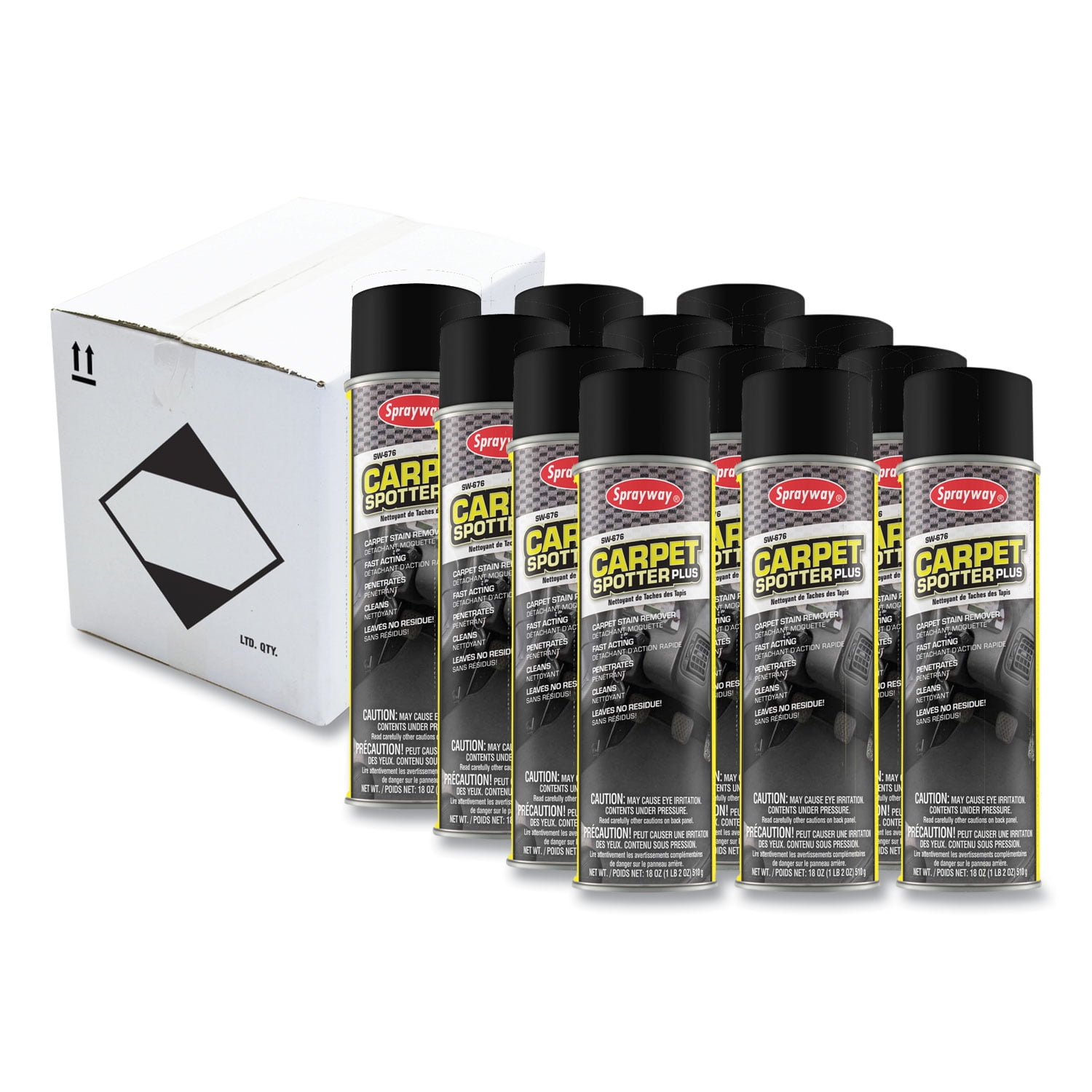 Carpet Spotter Plus, Butyl Scent, 18 oz Aerosol Spray, Dozen | Bundle ...