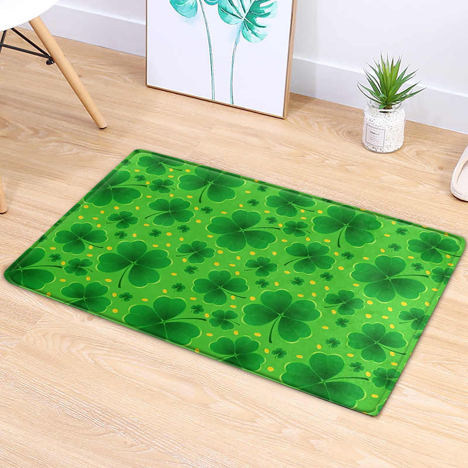 Carpet,St. Patrick's Day Carpet Ornaments Green Decorative Carpets ...