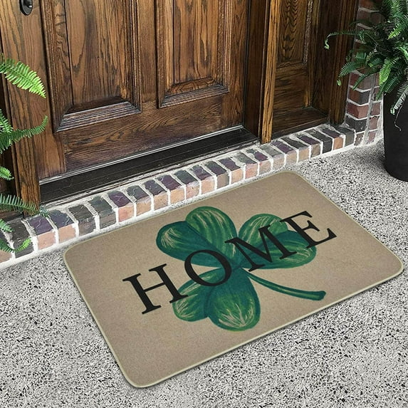 Carpet St. Patrick's Day Decoration Door Mat Anti-Slip Bottom indoor ...