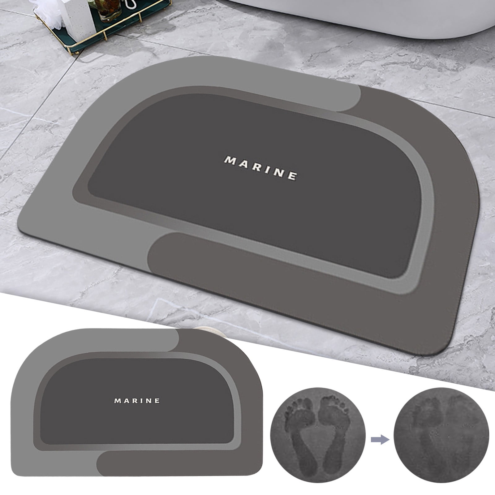 Carpet,Super Absorbent Floor Mat NonSlip Soft Microfiber Memory Foam ...