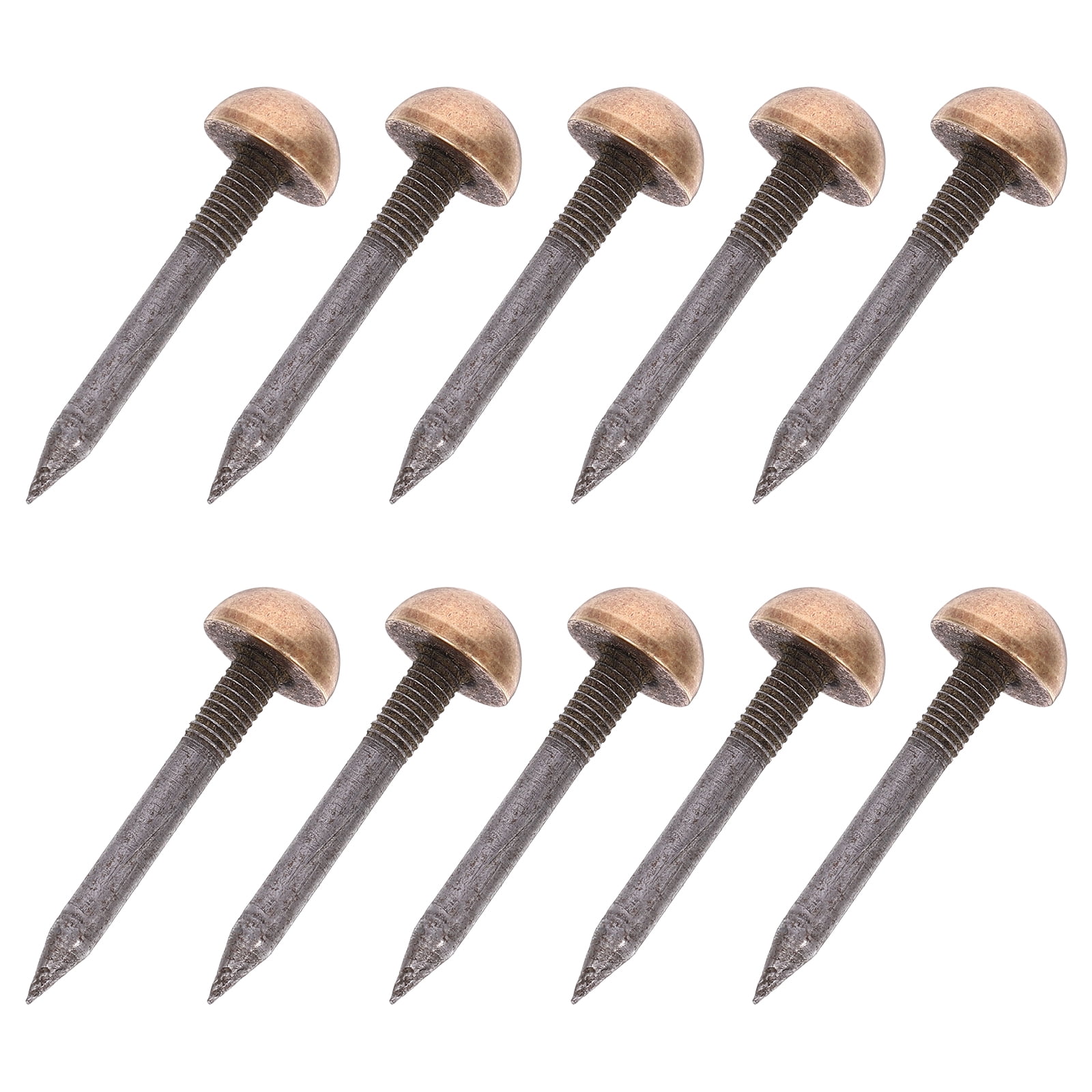 10 Pcs Antique Copper Upholstery Nails and Carpet Tacks for Furniture ...