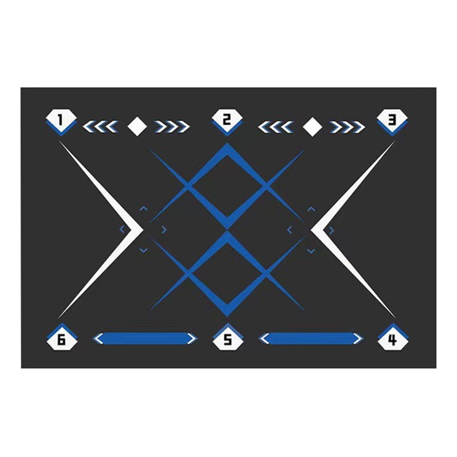 Carpet Tape Football Footstep Training Mat Soccer Footwork Training Mat ...