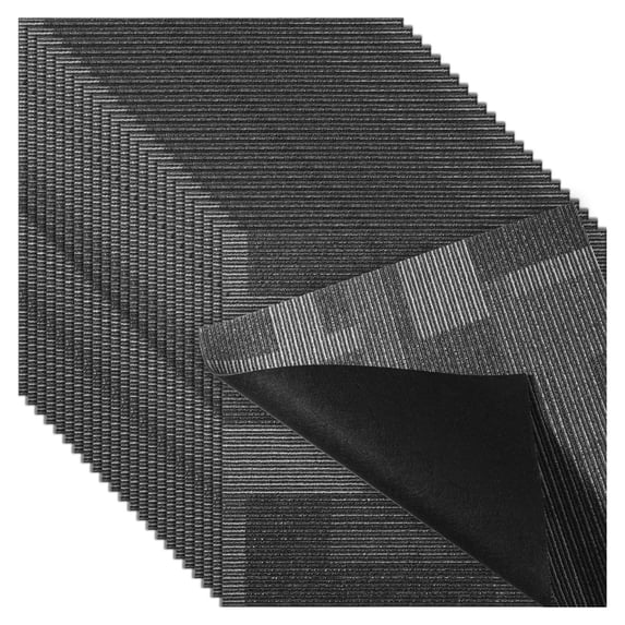 Carpet Tiles 24x24, Interlocking Carpet Squares with Padding, Mixed ...