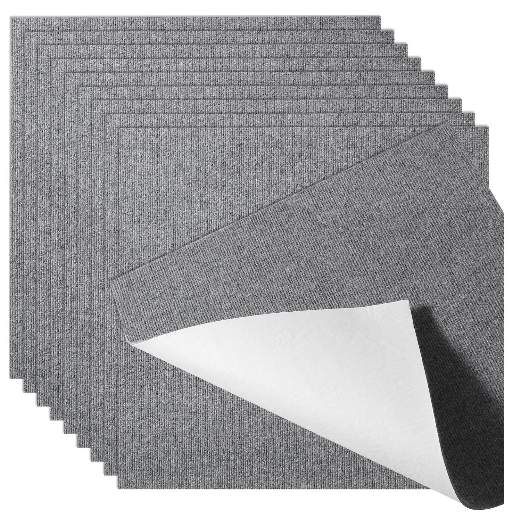 Carpet Tiles Peel and Stick, 24x24 Self Adhesive Carpet Squares, Soft ...