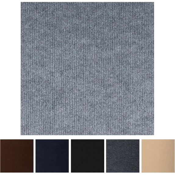 Carpet Tiles Peel and Stick, Self Adhesive Carpet Floor Tile 10 Tiles ...