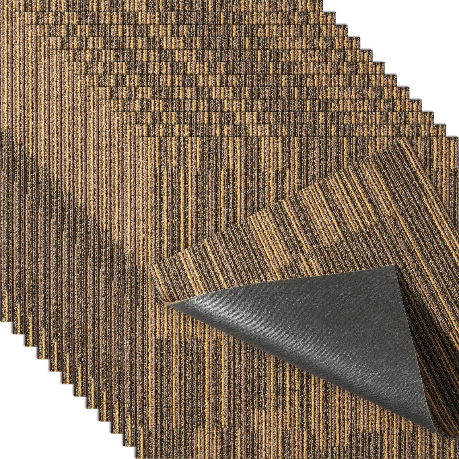 Carpet Tiles Reusable, Easy Install DIY for Bedroom Living Room ...