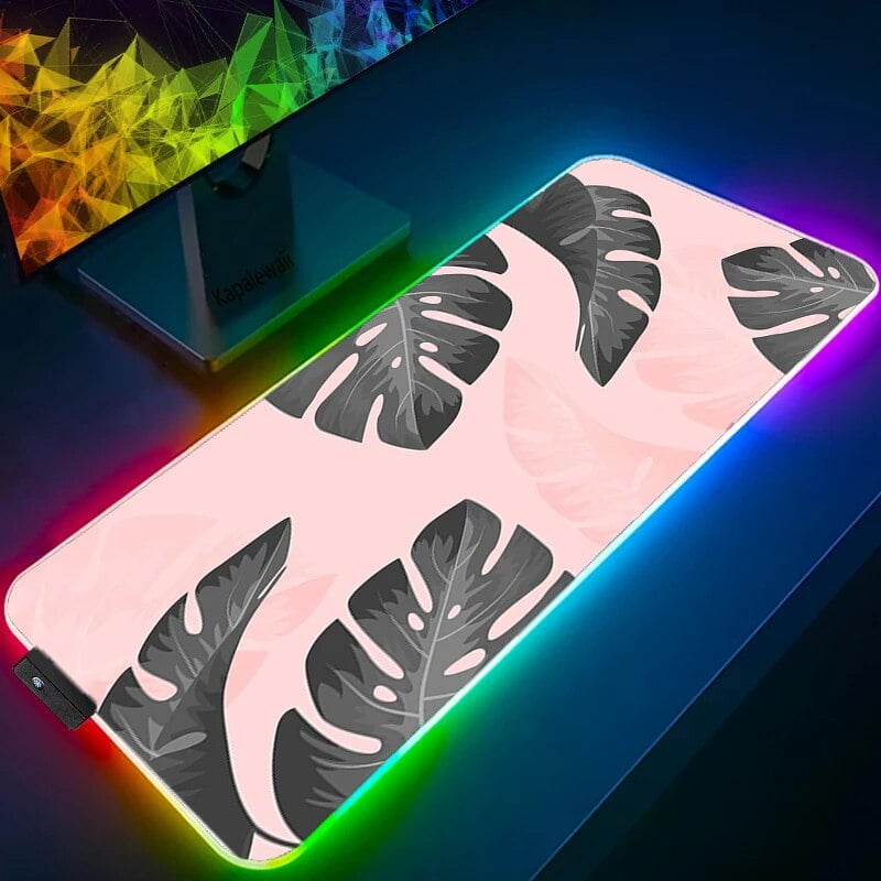Carpet rgbMouse Pad Gaming AccessoriesDesktop Mat Extended Desk ...