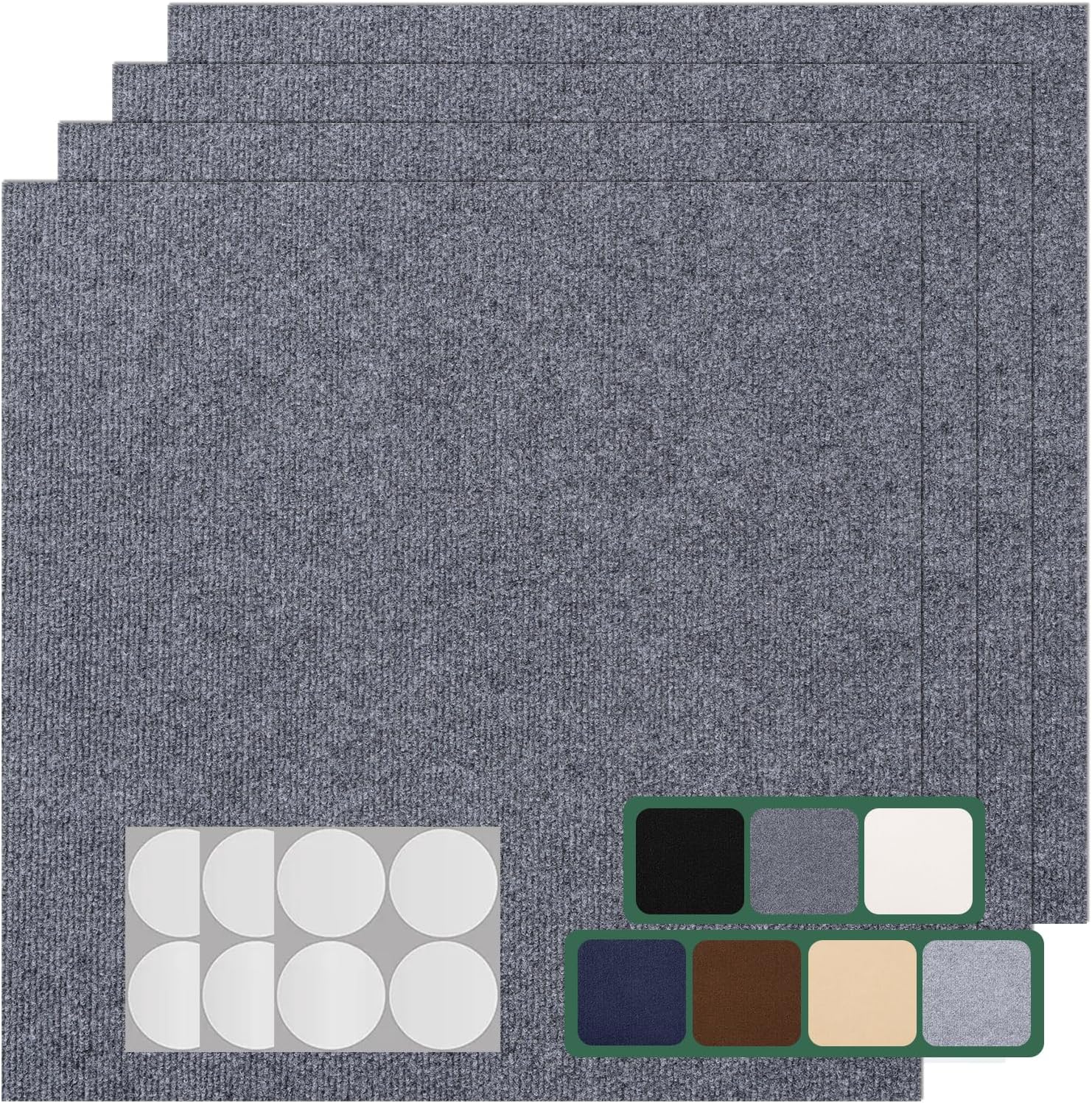 Carpet tiles - self-adhesive carpet tiles, anti slip blocks, peeling ...