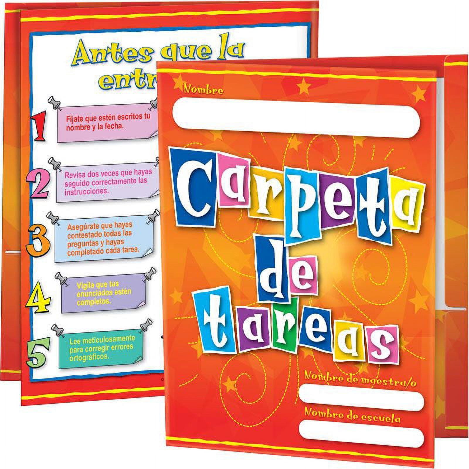 Carpeta de tareas (Homework Folder) - Walmart.com