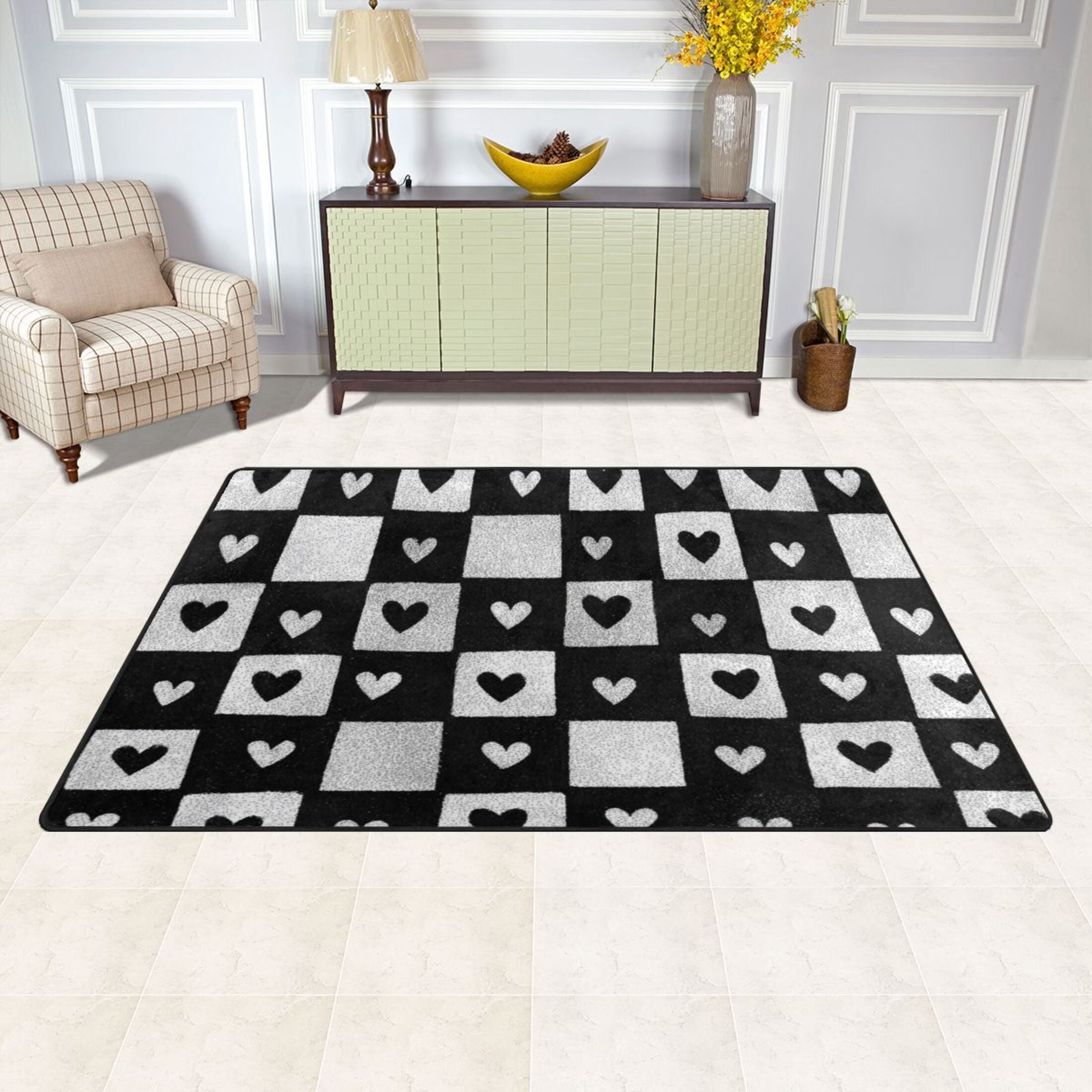 Carpets For Living Room Bedroom Ultra Soft Comfy Thickened Memory-Foam ...