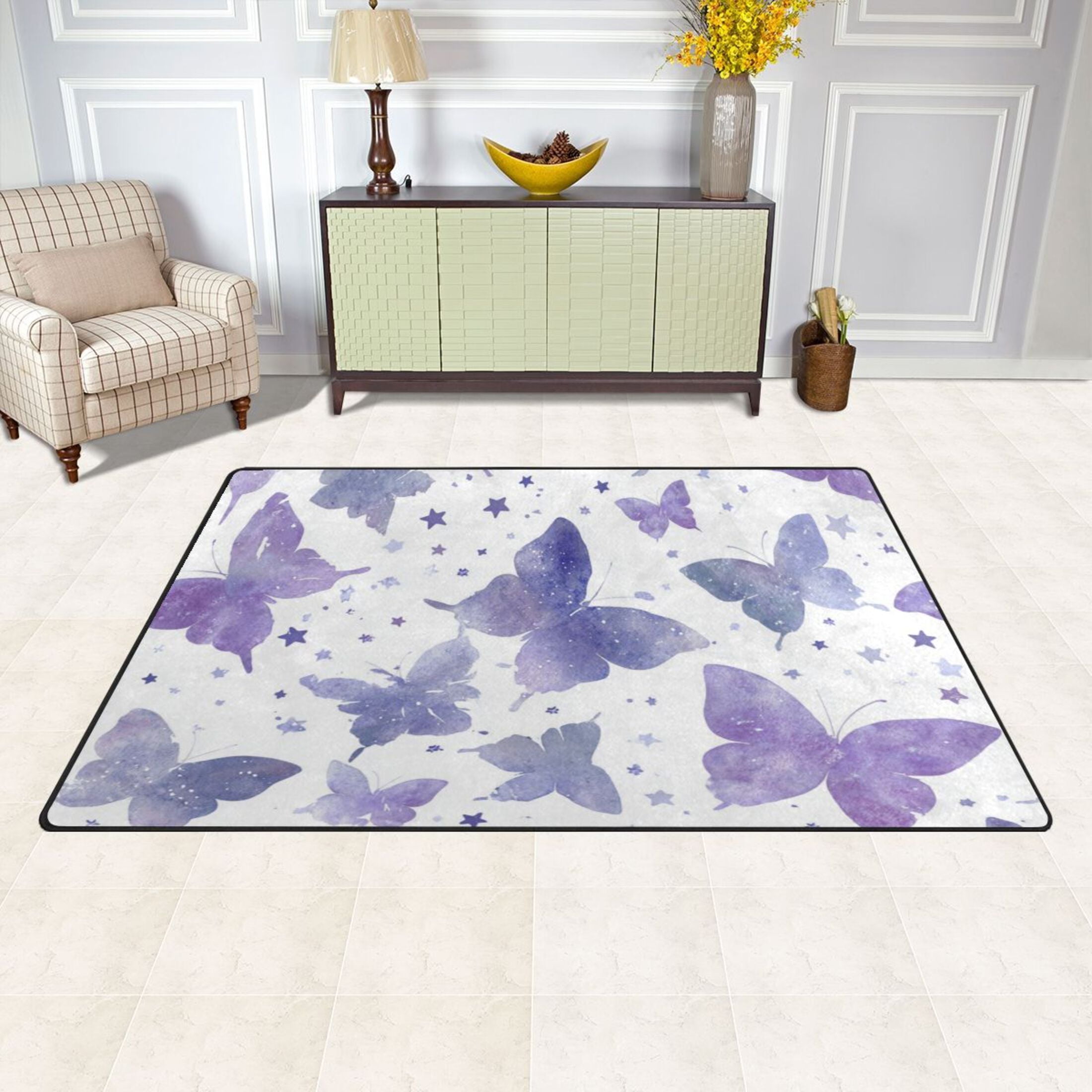 Carpets For Living Room Bedroom Ultra Soft Comfy Thickened Memory-Foam ...