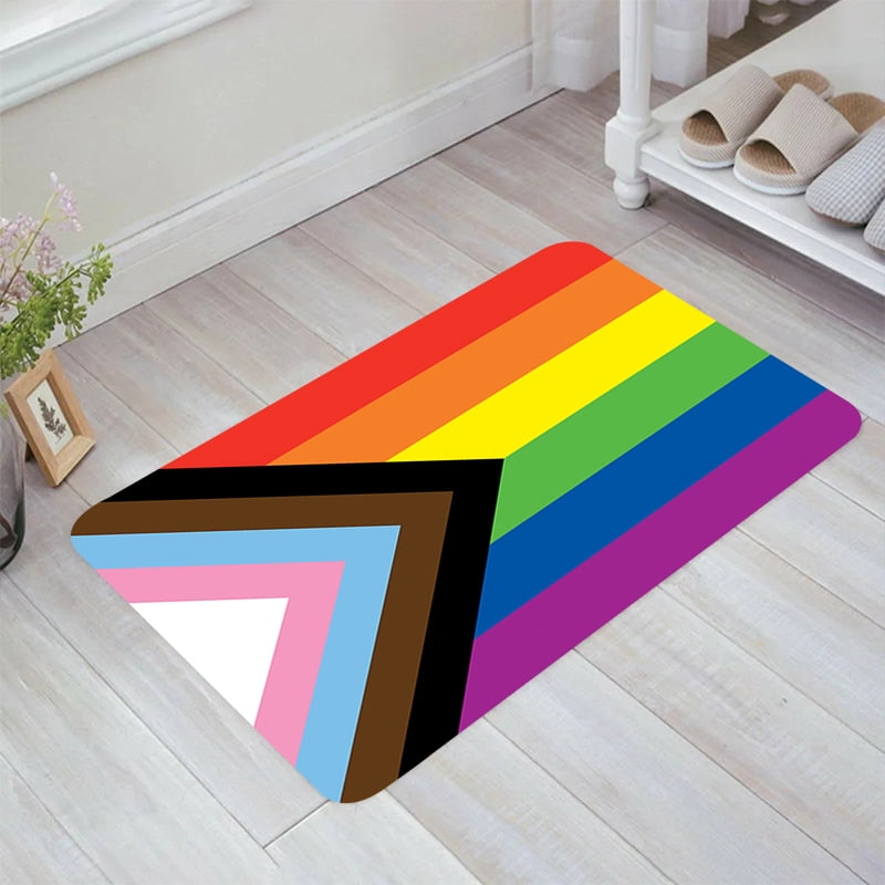 Carpets LGBT Flag Floor Mat Room Rugs Carpet Entrance of House Kitchen ...