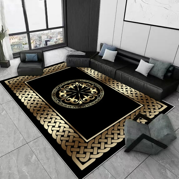 Carpets Living Room Modern ration Thick Short Plush Area Rug Non-slip ...