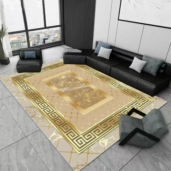 Carpets Living Room Modern ration Thick Short Plush Area Rug Non-slip ...