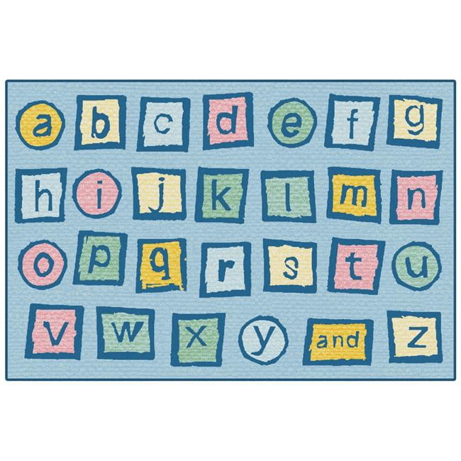 Carpets for Kids 49.49 4 x 6 ft. Alphabet Blocks Activity Rectangle Rug ...