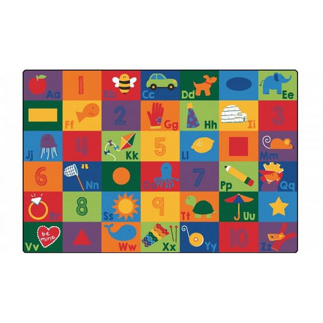 Carpets for Kids 6x9 ft Sequential Seating Literacy Rug - Large ...