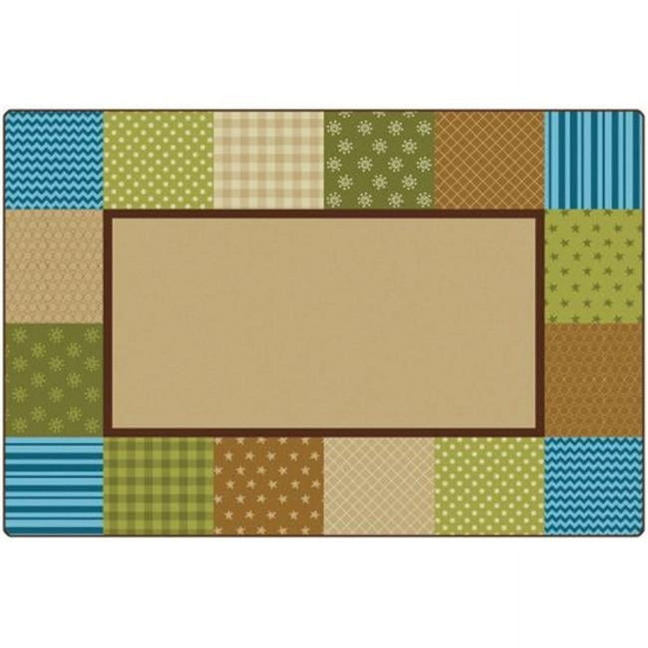 Carpets for Kids CAR26758 Pattern Block 8 x 12 Rug Nature Color ...