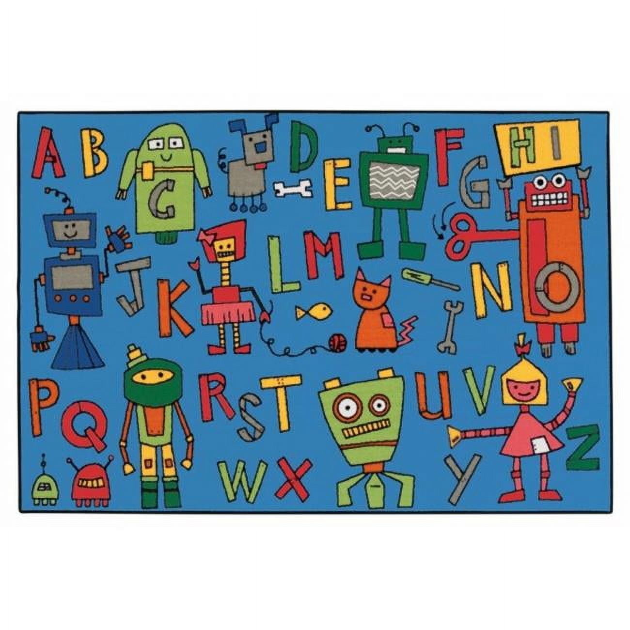 Carpets for Kids Reading Robots 4 ft. x 6 ft. - Walmart.com