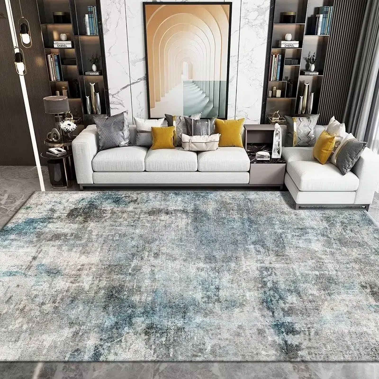 Carpets for Living Room ration Washable Floor Lounge Rug Large Area ...