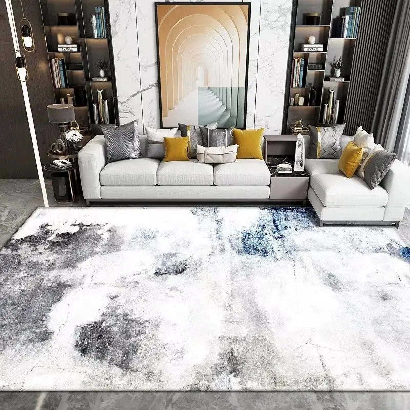 Carpets for Living Room ration Washable Floor Lounge Rug Large Area ...