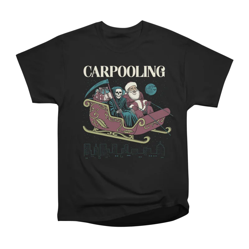 Carpooling T-Shirt Tee Gift For Him Merch For Her Apparel For Friend ...