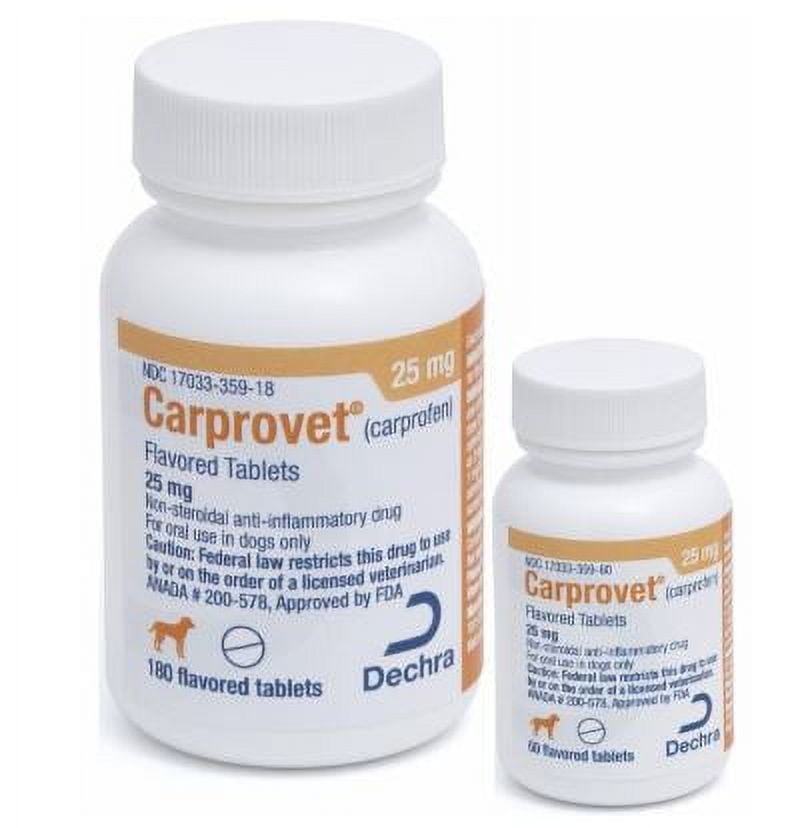 Carprovet (Carprofen) Tablets, 25mg - Walmart.com