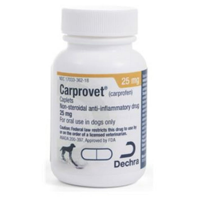 Carprovet (Carprofen) Tablets, 25mg - Walmart.com