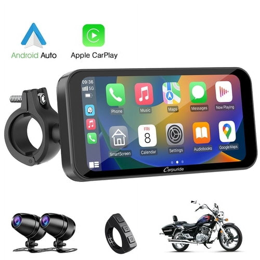Carpuride W603D Wireless Portable Carplay A-Auto Waterproof IP67 ...