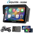 Carpuride Wireless Motorcycle CarPlay Android Auto 5" IPS Touch Screen ...